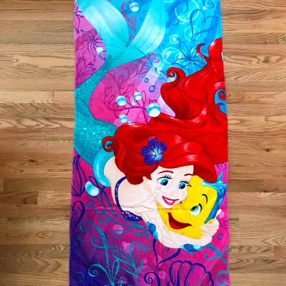 Disney | Bath | Disney The Little Mermaid Ariel Large Beach Bath Towel ...